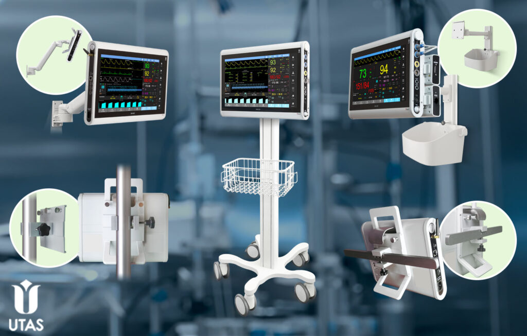 Wide range of mounts for UM 300-S Patient Monitors (VIDEO) | UTAS Blog