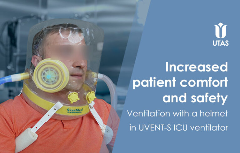 Helmet ventilation in UVENT-S. Increased patient comfort and safety ...